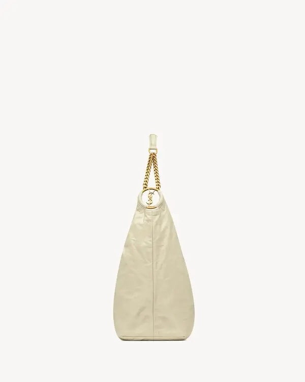 Saint Laurent Hortense Hobo In Shiny Leather