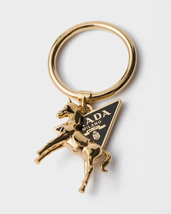 Prada Horse And Logo Ring
