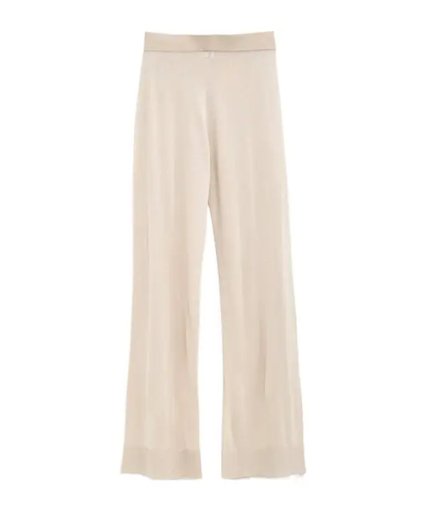 TOTEME Knitted Wide-leg Trousers