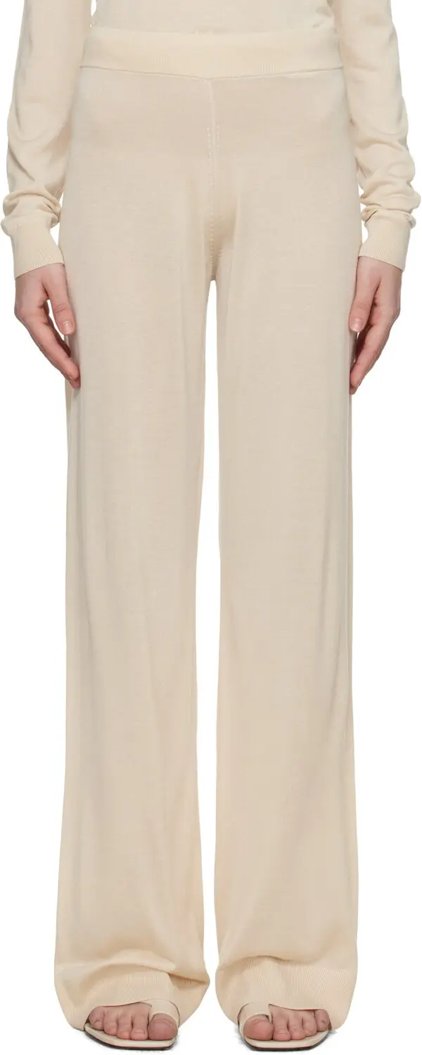 TOTEME Knitted Wide-leg Trousers