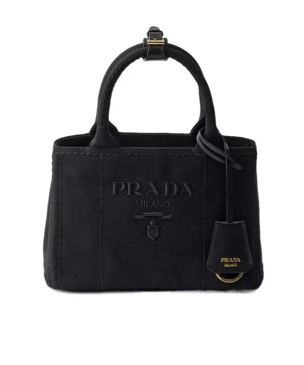 Prada Jardinière Cotton Canvas Mini-bag