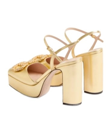 Valentino Garavani Vlogo Signature Embellished Platform Pumps