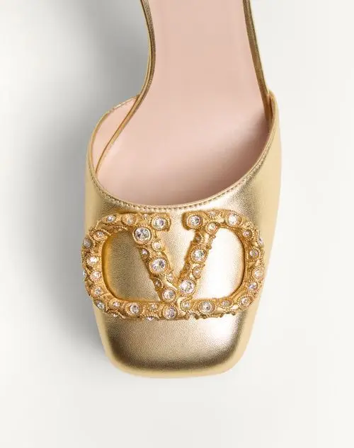 Valentino Garavani Vlogo Signature Embellished Platform Pumps