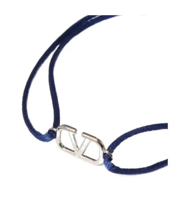Valentino Garavani Vlogo Signature Cotton Bracelet