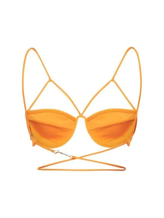 Jacquemus Strapless Bikini Top