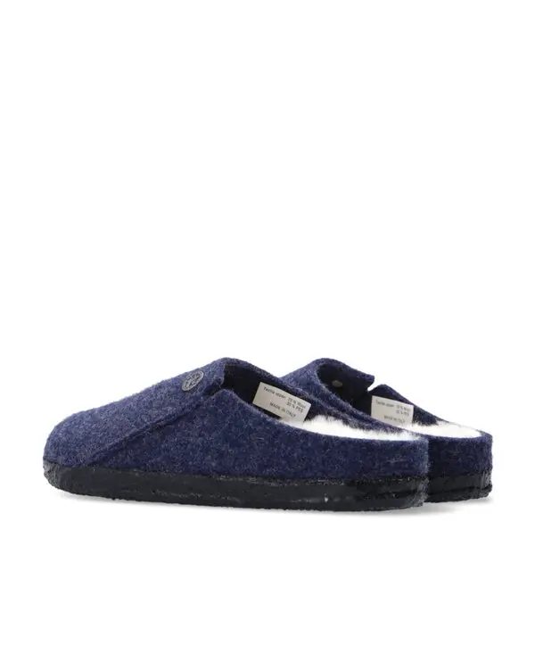 BIRKENSTOCK Logo-button Shearling Slippers