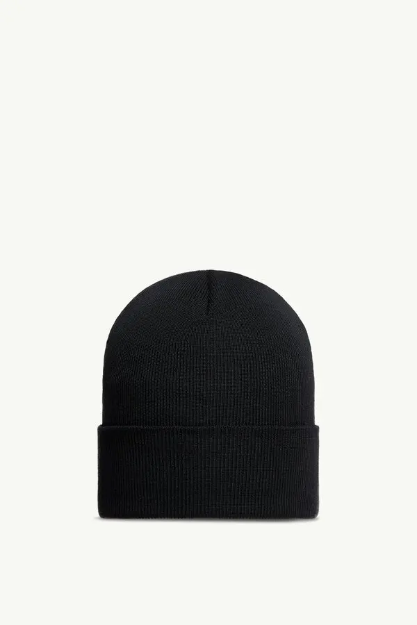 Moncler Logo Wool Beanie