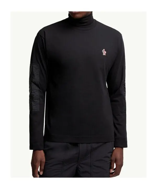 Moncler Logo Cotton Long Sleeve T-shirt