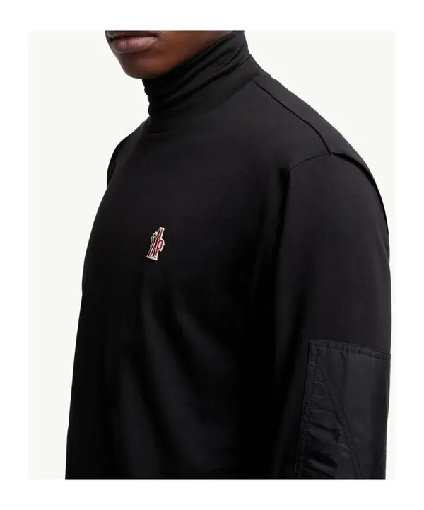 Moncler Logo Cotton Long Sleeve T-shirt