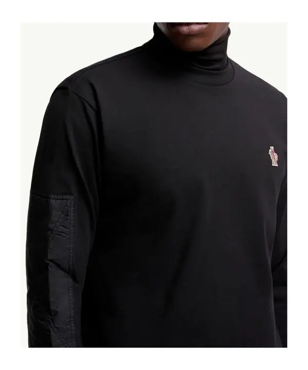 Moncler Logo Cotton Long Sleeve T-shirt