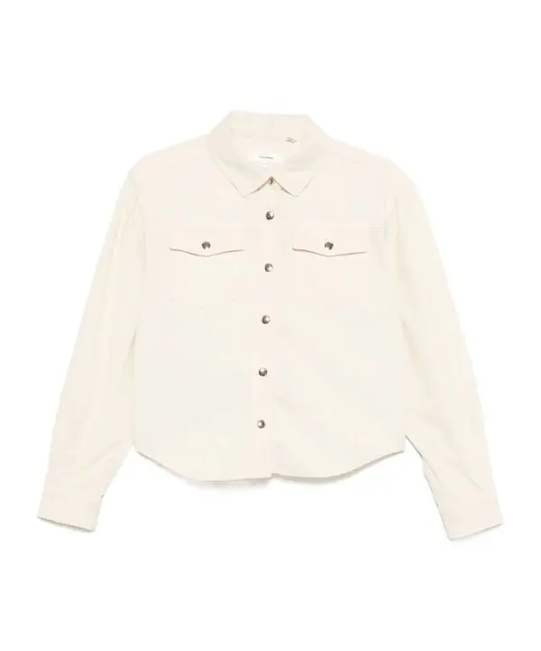 FRAME Long Sleeve Shirt With Lapels And Pockets