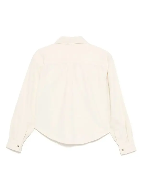 FRAME Long Sleeve Shirt With Lapels And Pockets