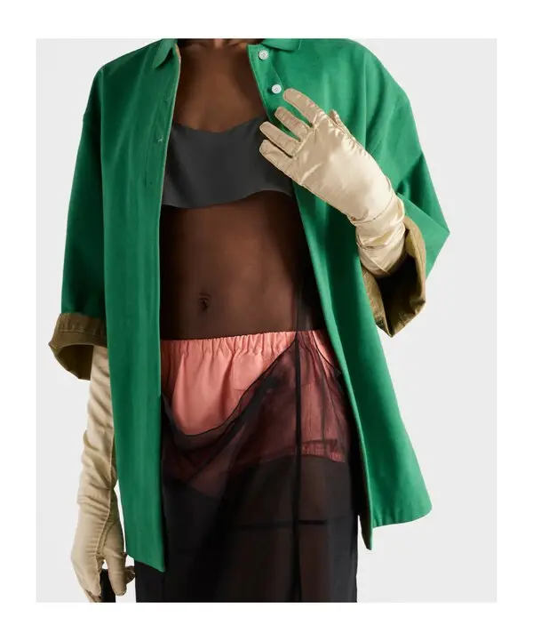 Prada Sleeveless Crepe De Chine Top