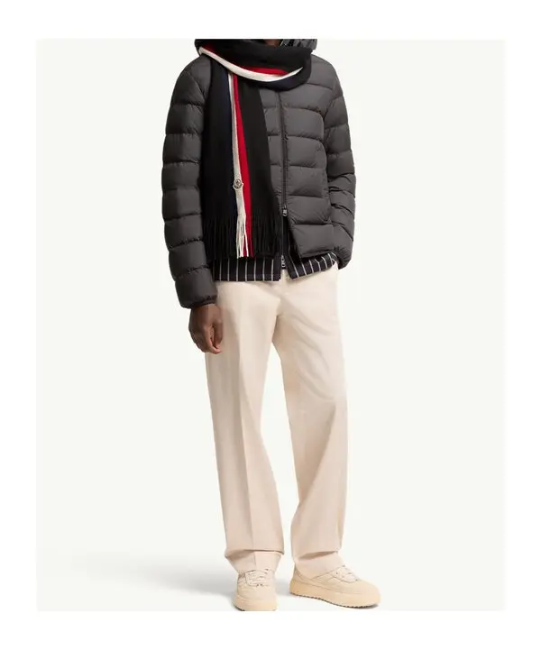 Moncler Tricolor Wool Scarf