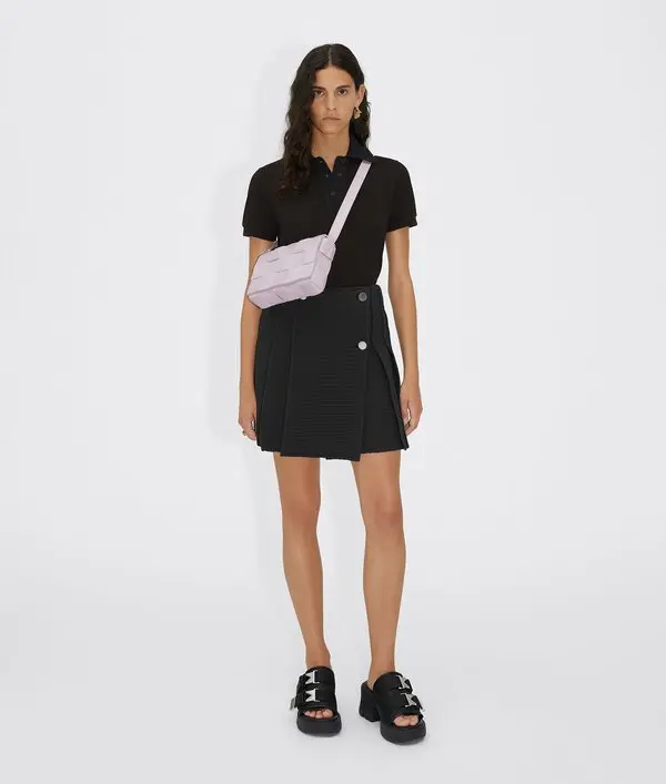 Bottega Veneta Cassette Woven Leather Shoulder Bag - Pink