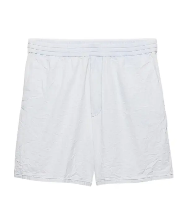 Prada Chambray Bermudas - Sky-blue