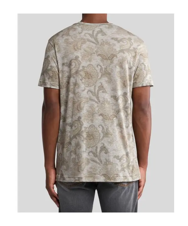 Etro Paisley-printed Crewneck T-shirt - Grey