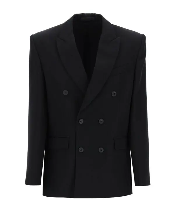Wardrobe.NYC Double-breasted Suit Jacket
