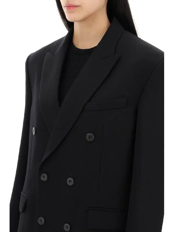 Wardrobe.NYC Double-breasted Suit Jacket