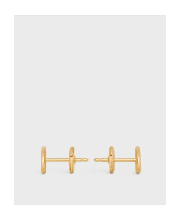 Celine Maillon Triomphe Studs In Gold