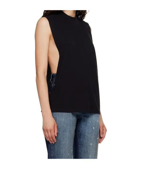MAISON MARGIELA Cotton Jersey Sleeveless Top