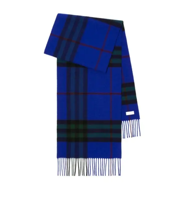Burberry Checked Fringed-edge Scarf