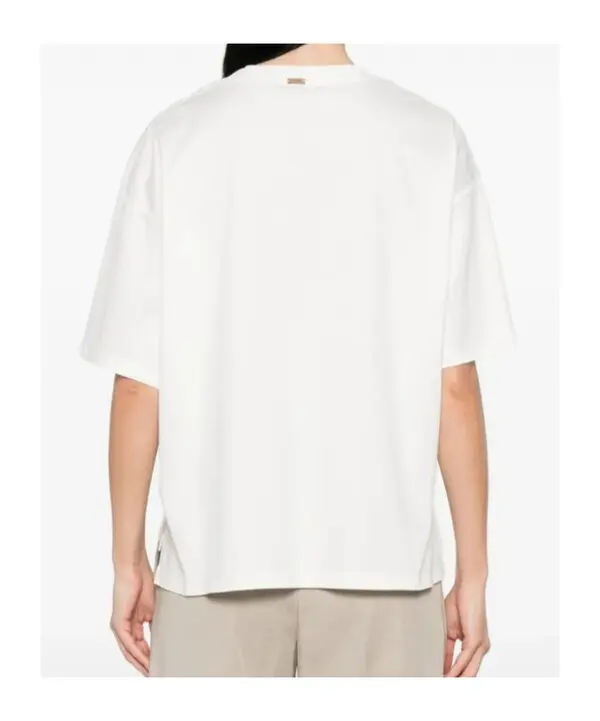 Herno Graphic Print Round Neck T-shirt - White