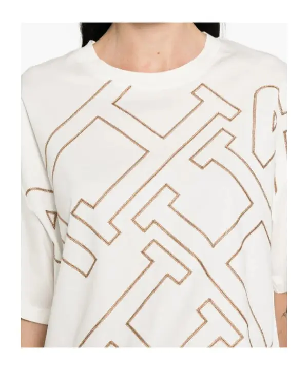 Herno Graphic Print Round Neck T-shirt - White
