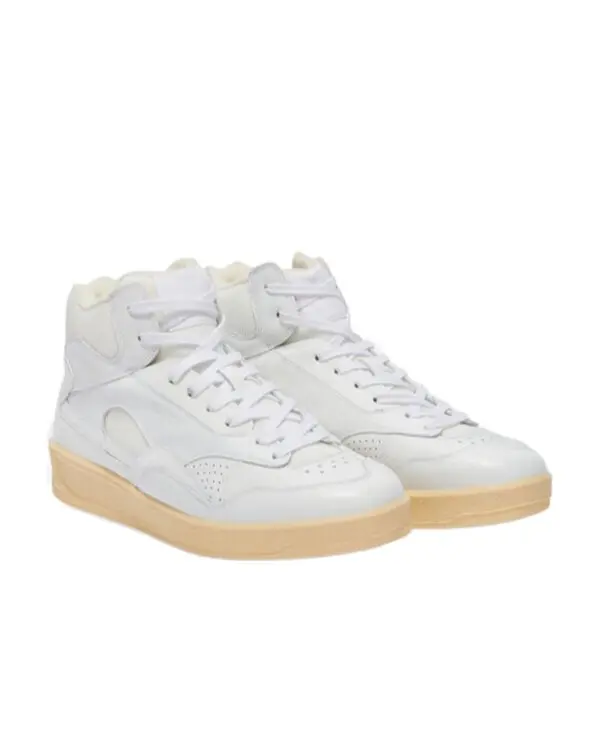 JIL SANDER Basket Hi Lace-up Trainers