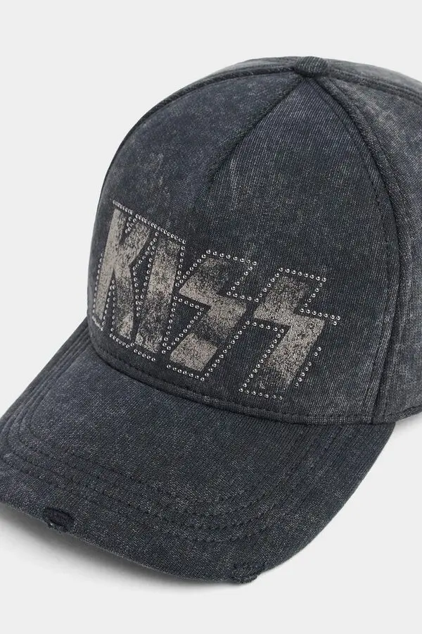 Dsquared2 Kiss Embellished Baseball Cap