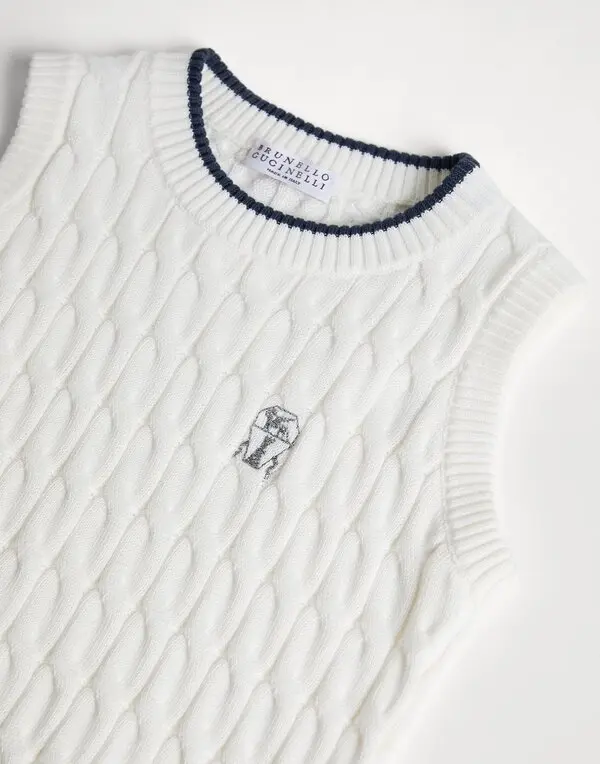 Brunello Cucinelli Chunky Knit Vest