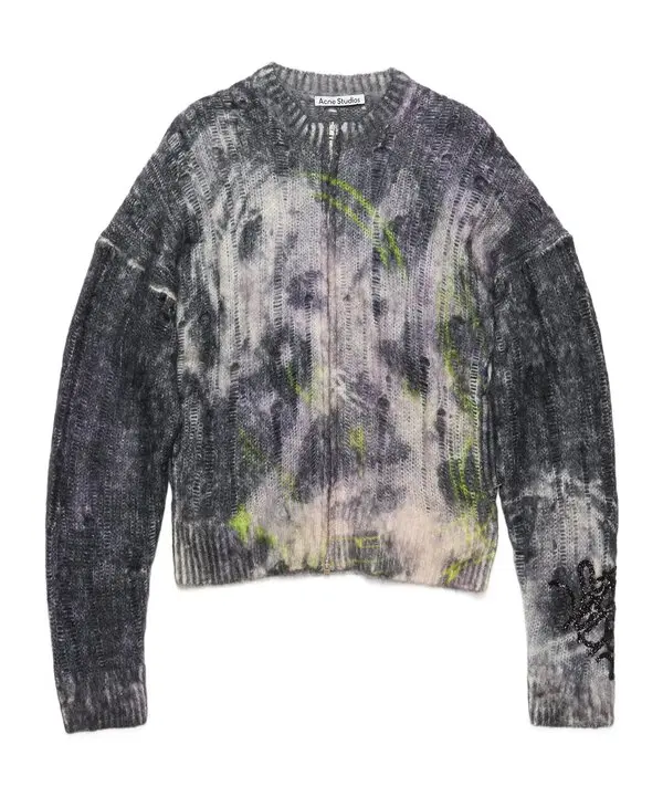 Acne Studios Printed Knit Cardigan