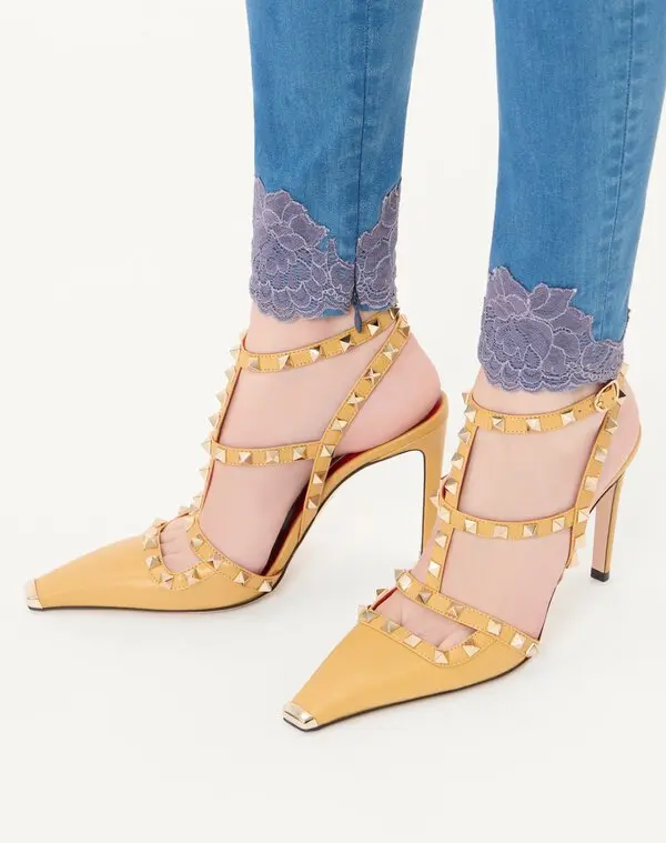 Valentino Garavani Rockstud Kidskin Pumps 100mm - No