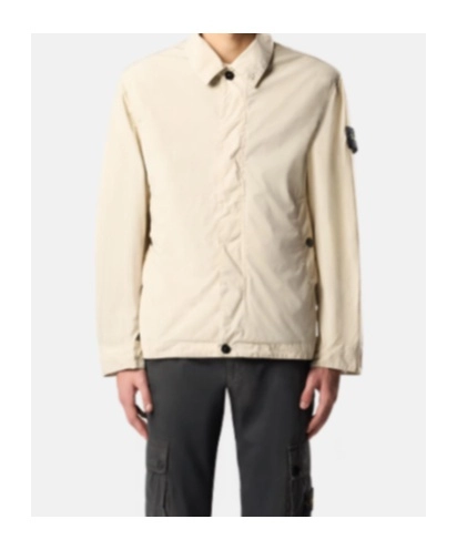 Stone Island Poly-tc Jacket With Logo Patch