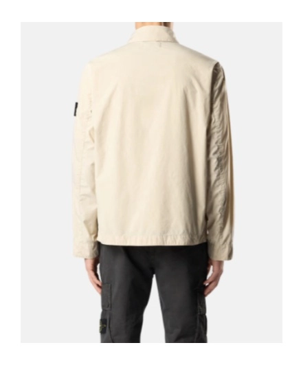 Stone Island Poly-tc Jacket With Logo Patch