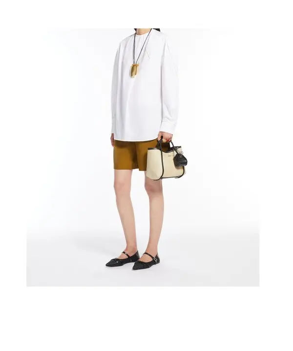 Max Mara Logo Plaque Top Handle Bag