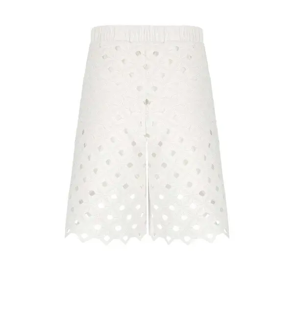 Max Mara Cut-out Detailed Shorts