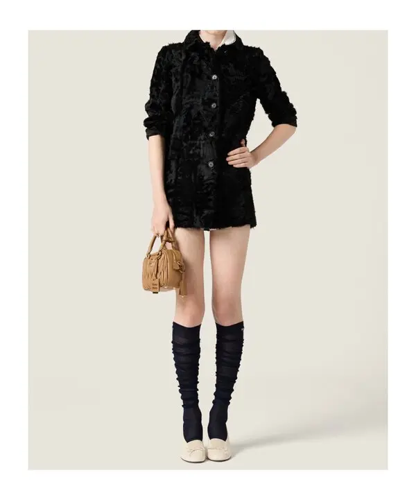 Miu Miu Chekiang Lambskin Coat
