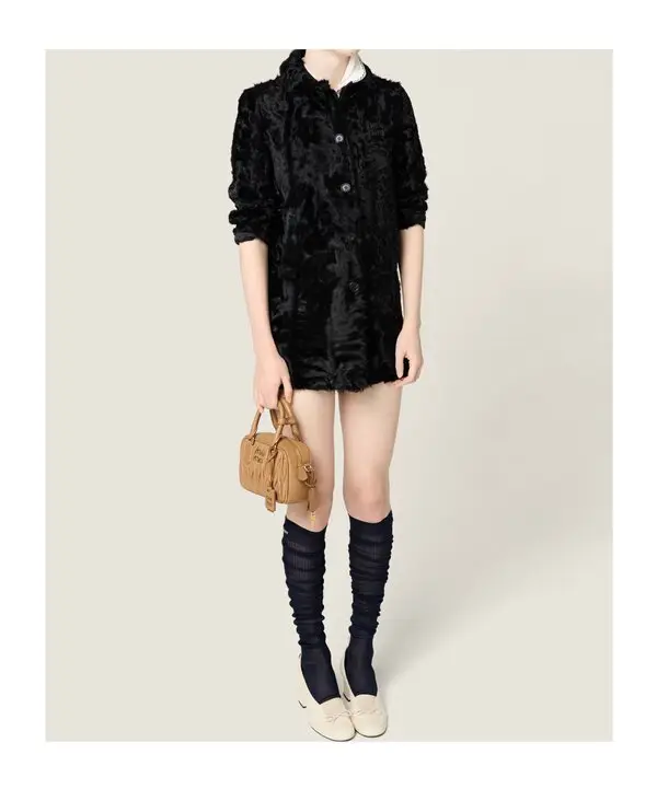 Miu Miu Chekiang Lambskin Coat