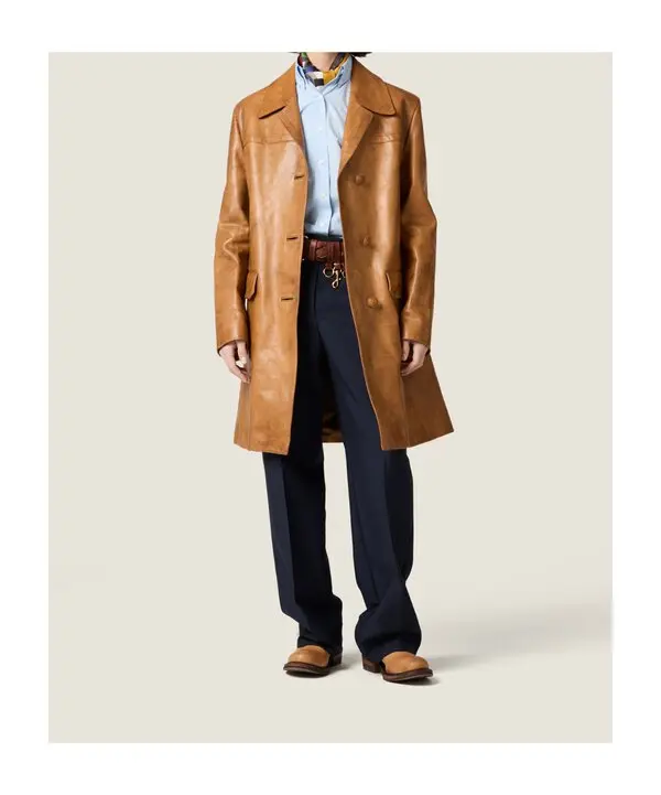 Miu Miu Leather Coat