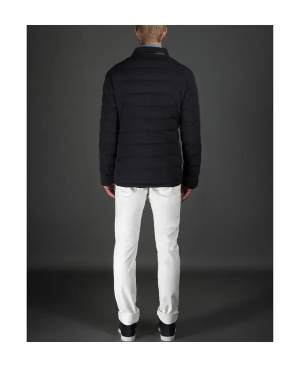 MOORER Zayn Padded Button-front Jacket - Black