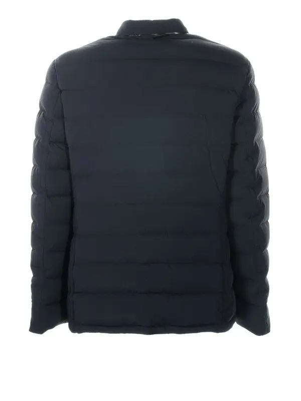 MOORER Zayn Padded Button-front Jacket - Black