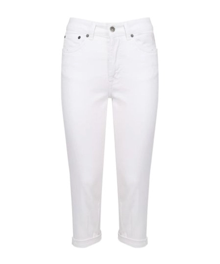 DONDUP Button Detailed Cropped Jeans