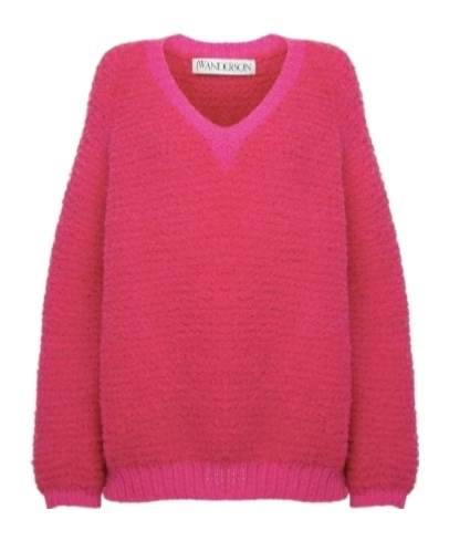 J.W.ANDERSON Bouclé V-neck Sweater
