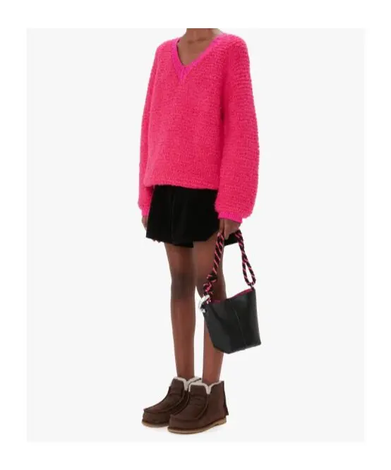 J.W.ANDERSON Bouclé V-neck Sweater
