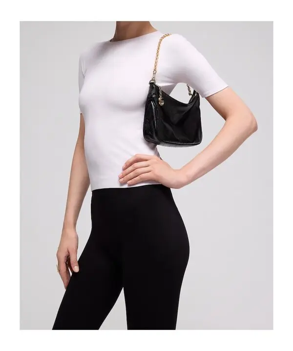 Gucci Lady Lunetta Chain Small Shoulder Bag - Black