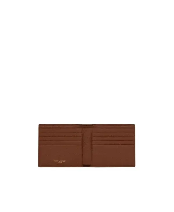 Saint Laurent Logo-detail Leather Wallet