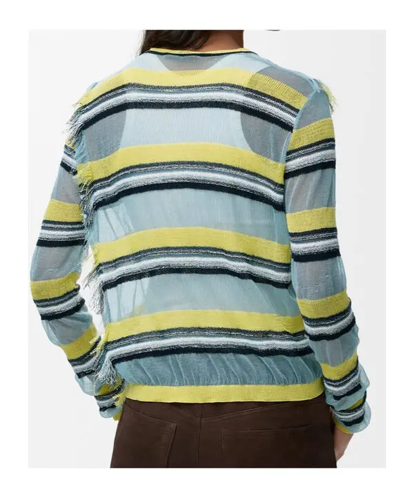 Loewe Cardigan In Viscose And Cotton Blend