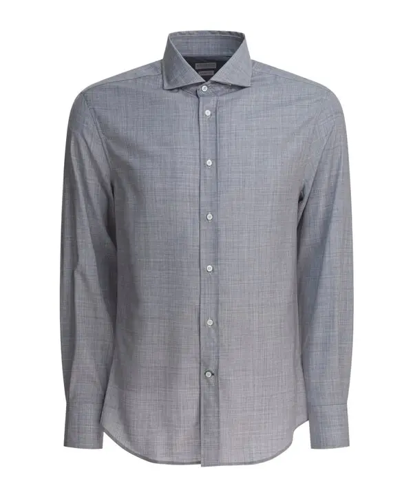 Brunello Cucinelli Long Sleeved Buttoned Shirt