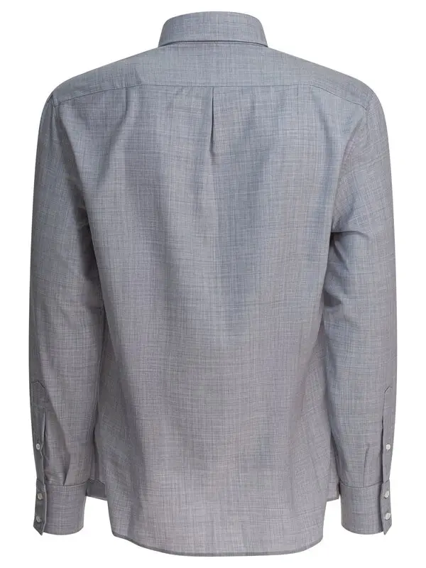 Brunello Cucinelli Long Sleeved Buttoned Shirt